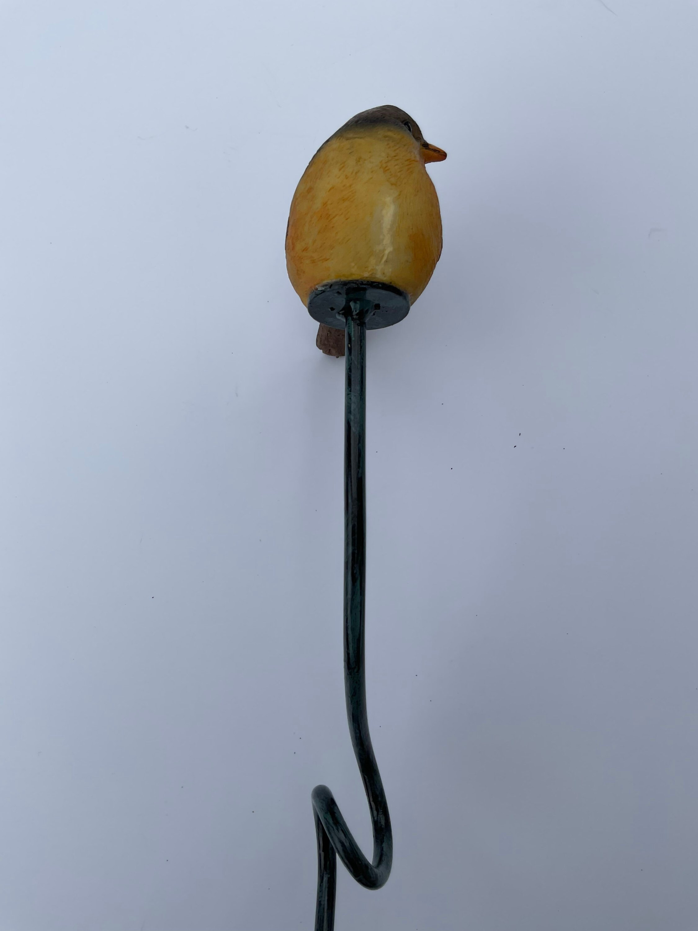 Wrought Iron Garden Stake With Hand Forged Loop in Stake and a - Etsy