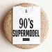 90s Supermodel T-shirt Fashion Icon Crewneck Tee Retro 90's Style Top ...