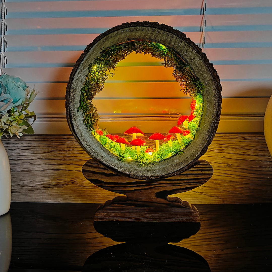 Dreamlike Fantasy Mushroom Table Lamp Mushroom Night Light Mushroom ...