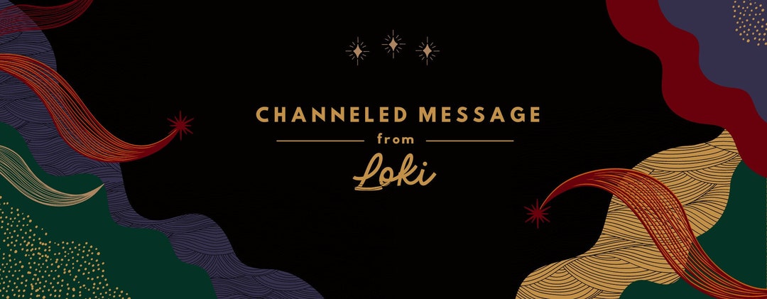 Channeled Message From Loki - Etsy