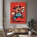 Super Mario Bros. Vintage Poster: Retro Gaming Wall Art (digital Print ...