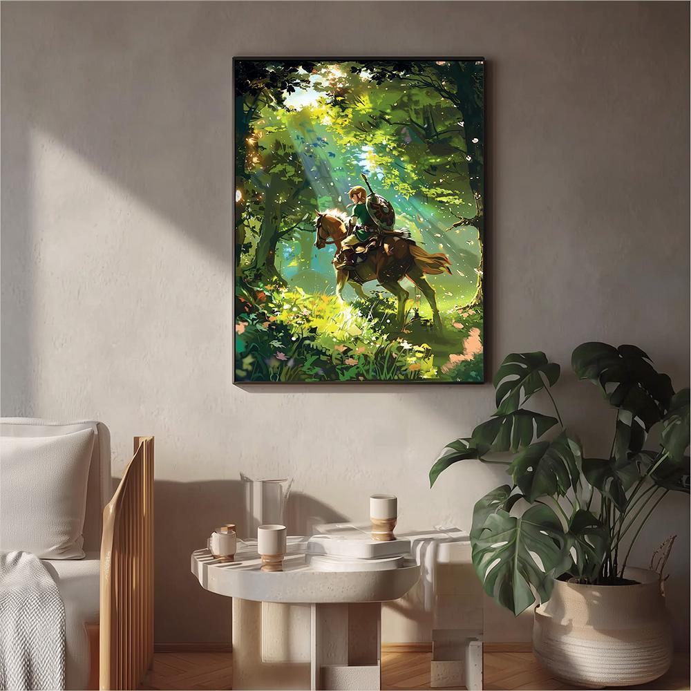 Zelda Tears of the Kingdom Poster: Hyrule Landscape Art (digital Print ...