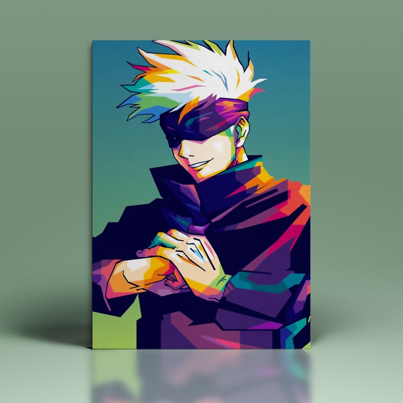 Satoru Gojo Art Print Prints Wall Décor etna.com.pe
