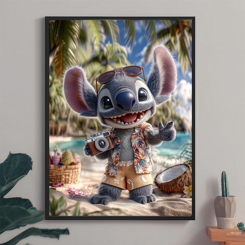 Stitch Poster - Etsy