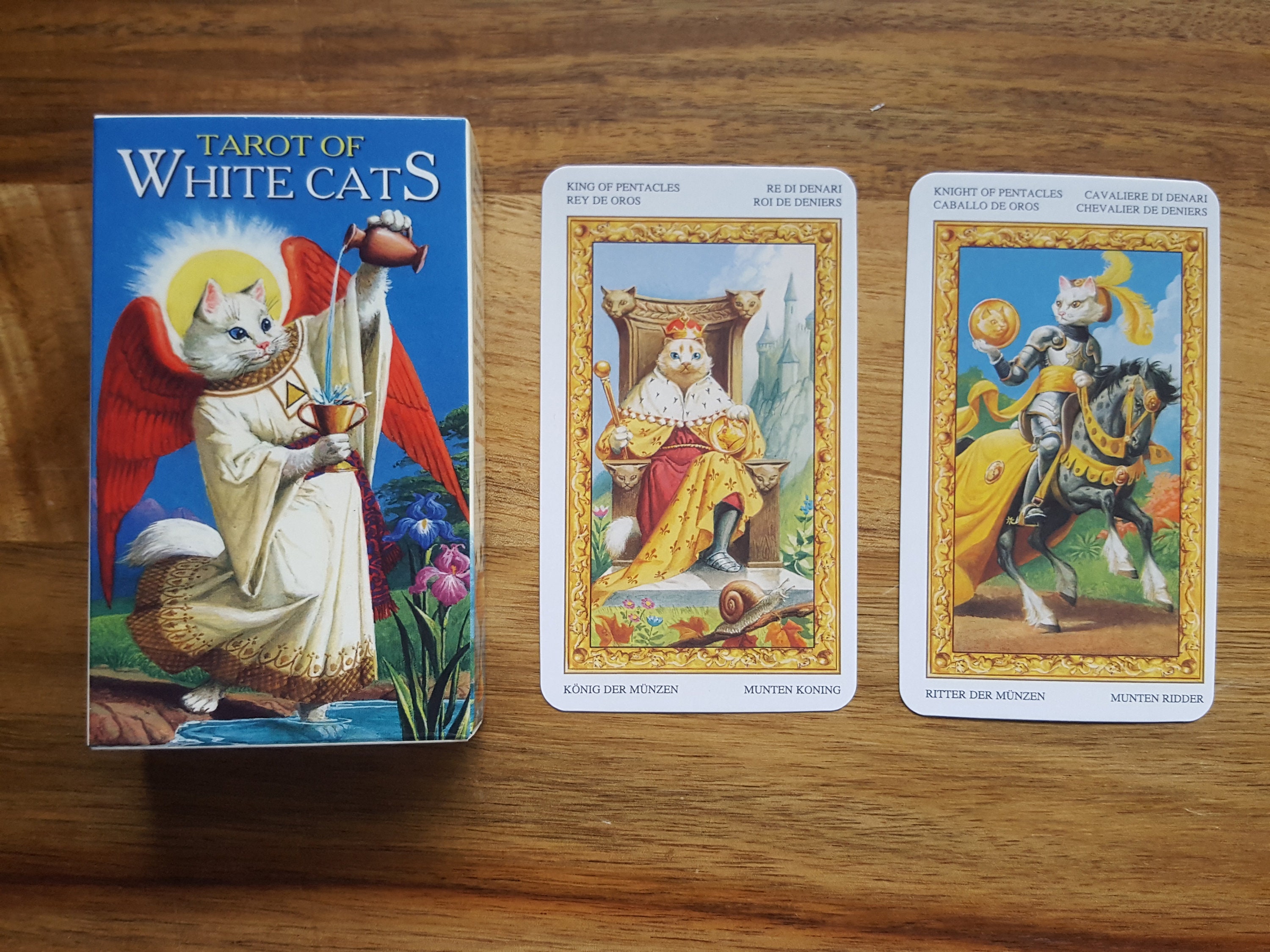 Cat Tarot Decks Tarot of Pagan Cats, Cat Tarot & Tarot of White Cats ...