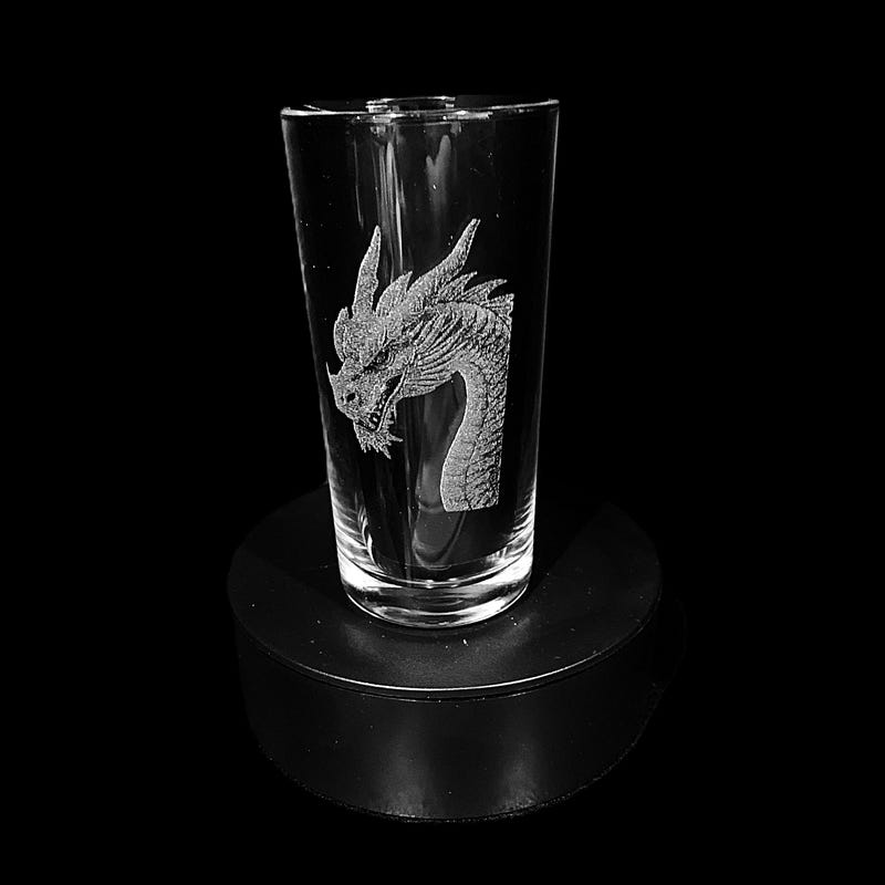 Dragon Beer Glass - Etsy UK