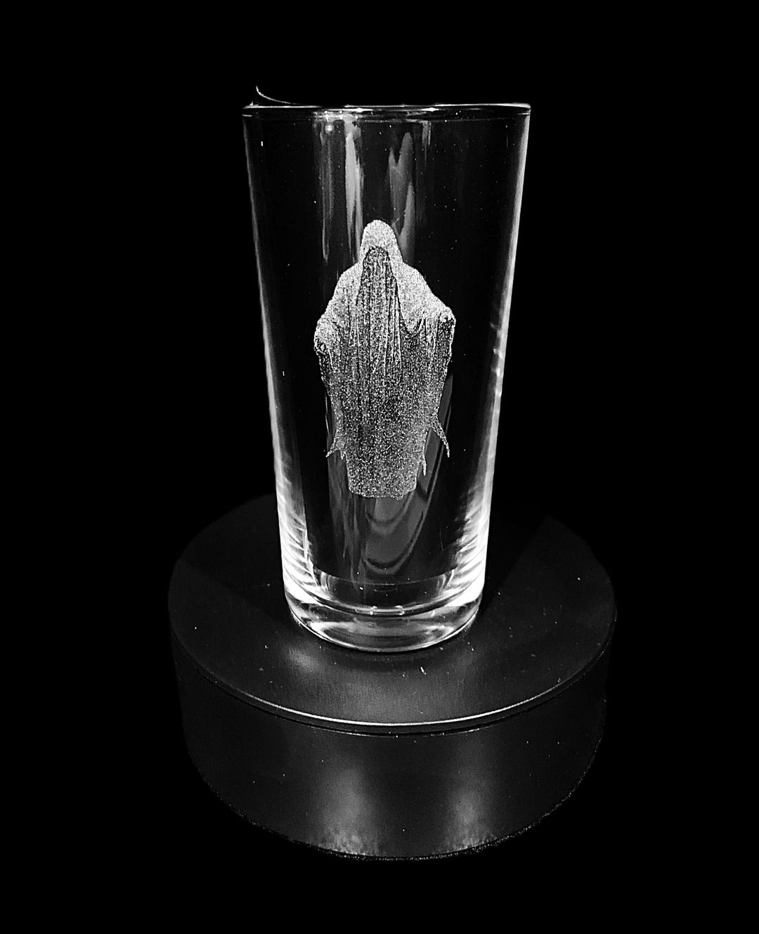 PHANTOM GHOST ENGRAVED Glass, Personalised, Etched, Gift, Wine Whiskey ...