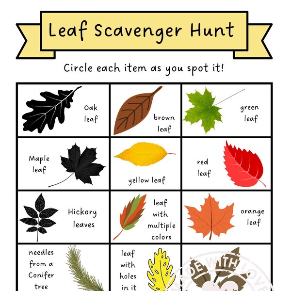 Nature Scavenger Hunt - Etsy