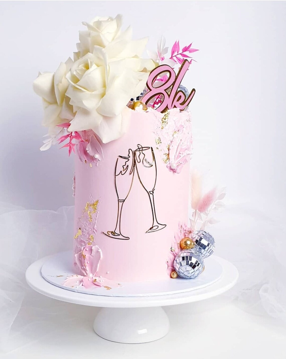 Line Art Topper Art Cake Charm Abstract Cake Topper - Etsy UK