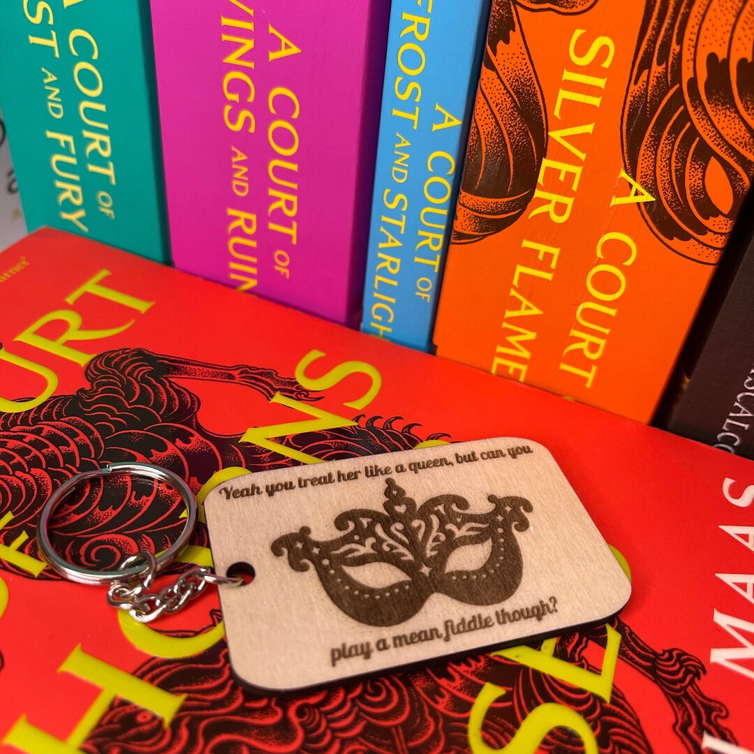 ACOTAR Theme Keychain A Court of Thorns and Roses Keyring - Etsy