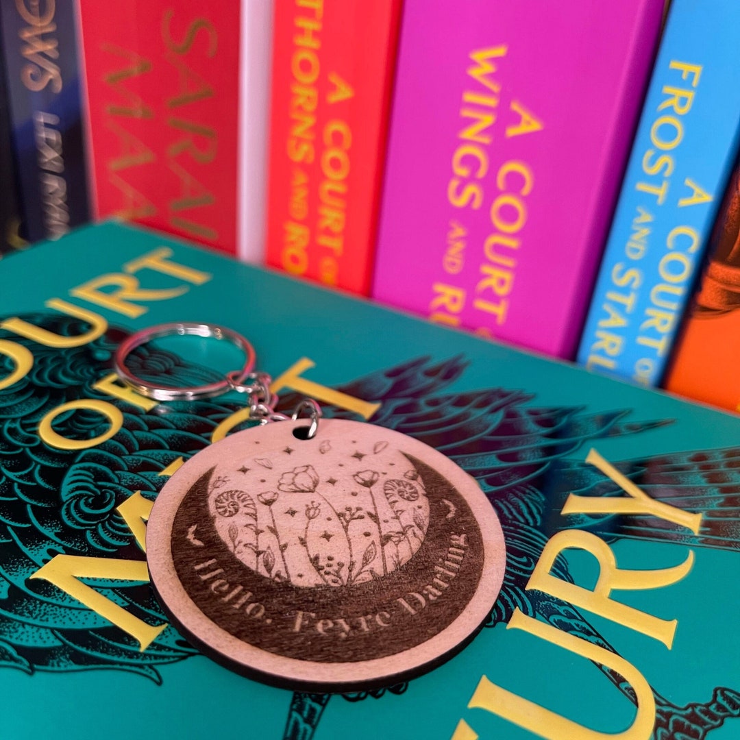ACOTAR Theme Keychain A Court of Thorns and Roses Keyring - Etsy