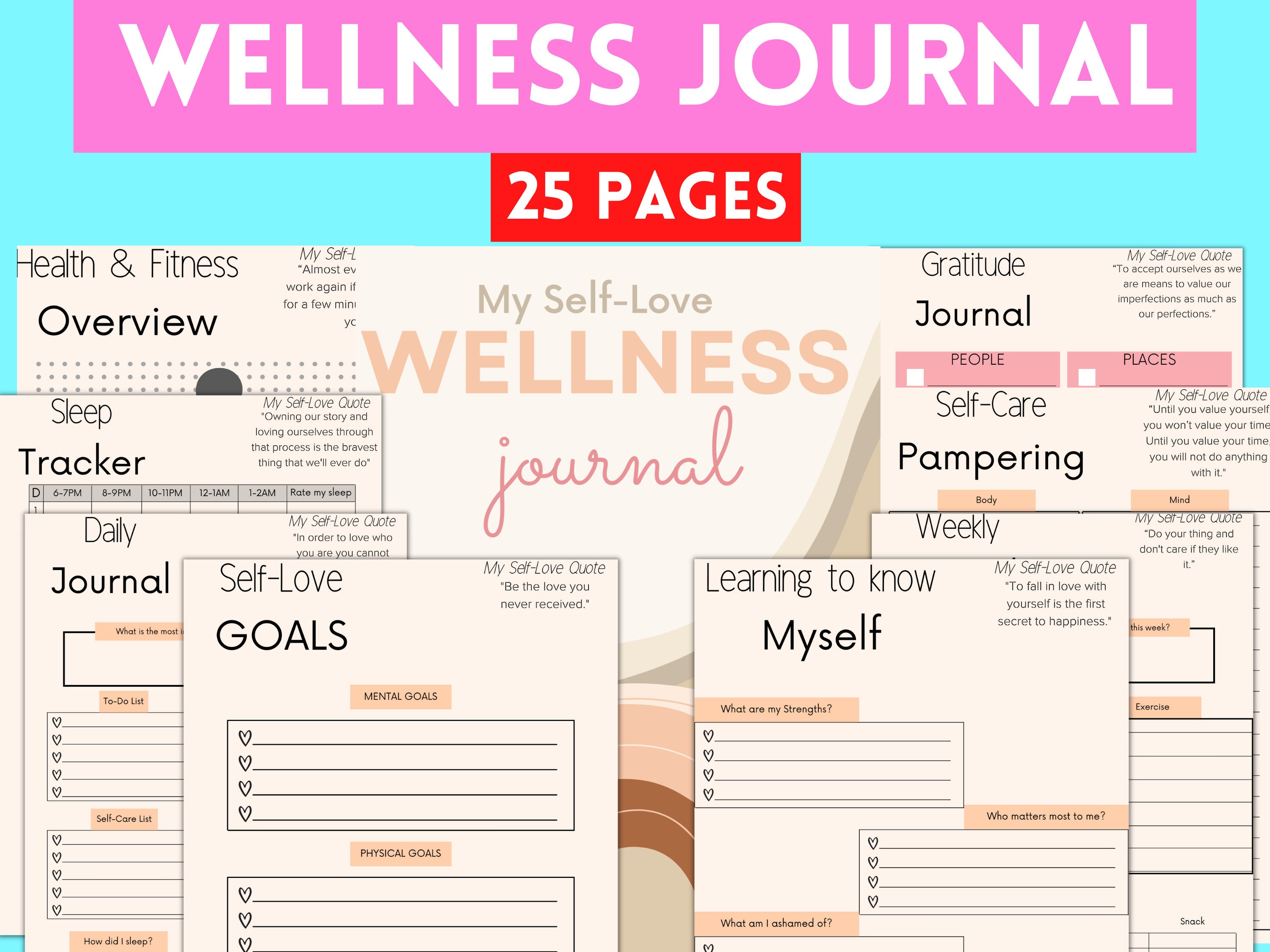 Calendars & Planners Paper & Party Supplies Daily Gratitude Planner ...