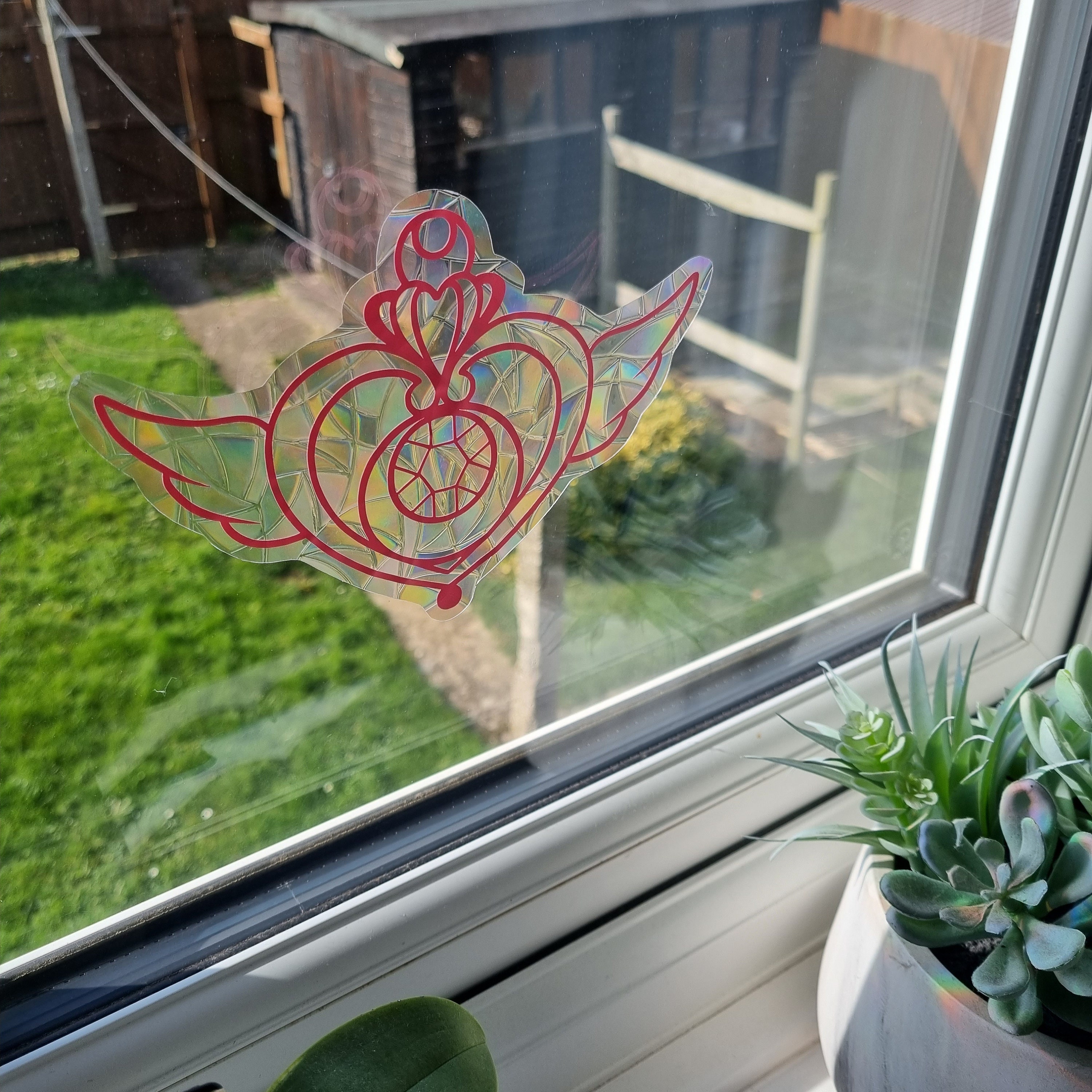 Magical Girl Suncatcher | Sailor Scout | Vinyl | Window Decal | Hyrule ...