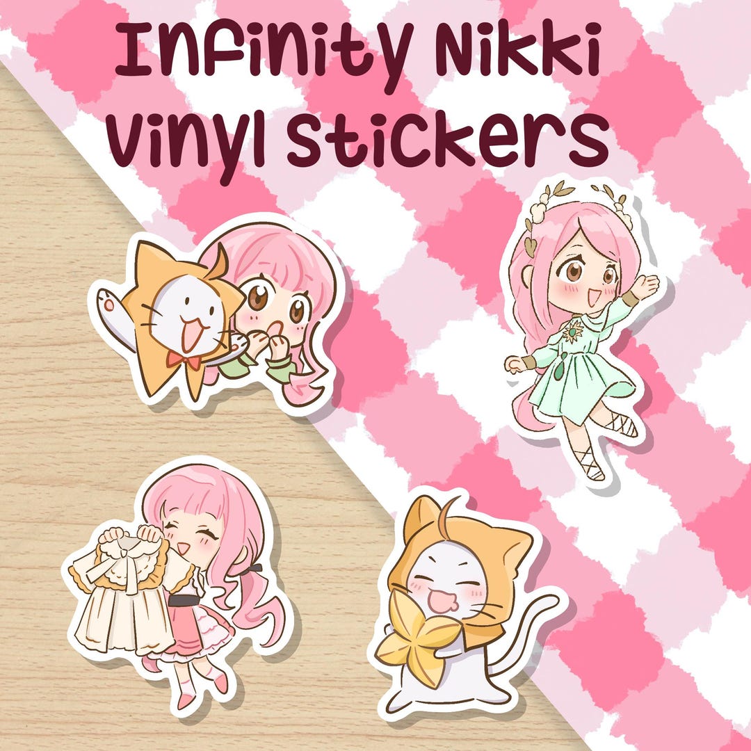 Infinity Nikki + Momo Stickers | Waterproof | Vinyl Sticker | Laptop ...