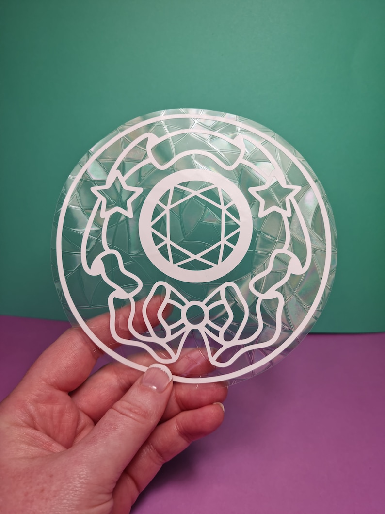 Magical Girl Suncatcher | Sailor Scout | Vinyl | Window Decal | Hyrule ...