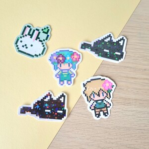 Omori Pixel Art Sticker: Waterproof Matte Vinyl - Etsy