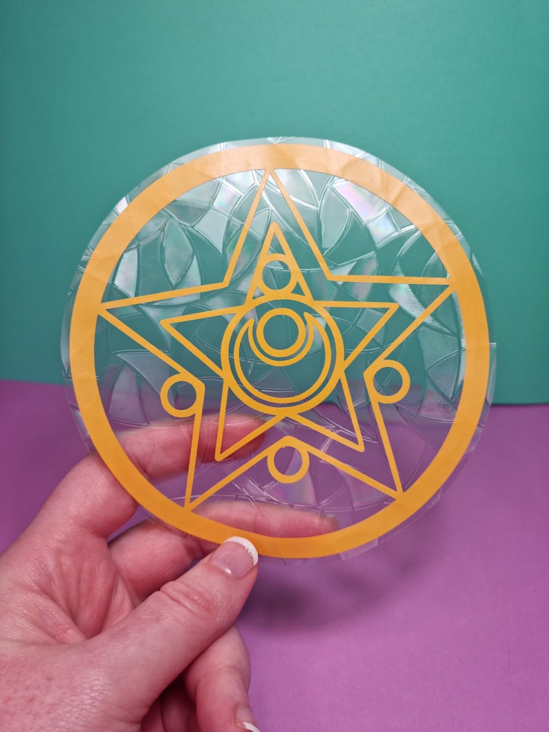 Magical Girl Suncatcher | Sailor Scout | Vinyl | Window Decal | Hyrule ...