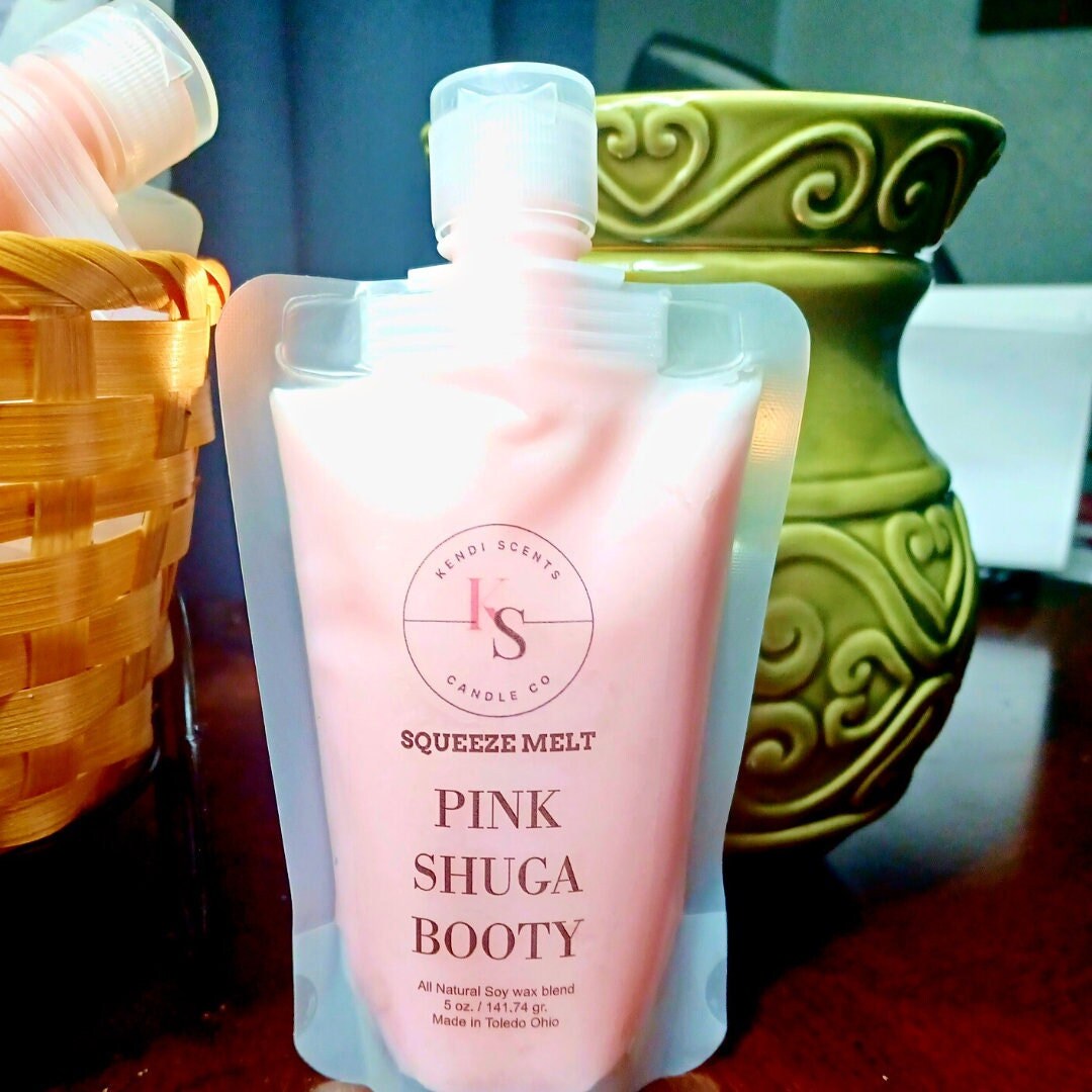 Pink Shuga Booty Squeeze Melt, Wax Melt for Wax Warmers, Squeezable Wax Melt, Soy Wax Melts, Wax ...
