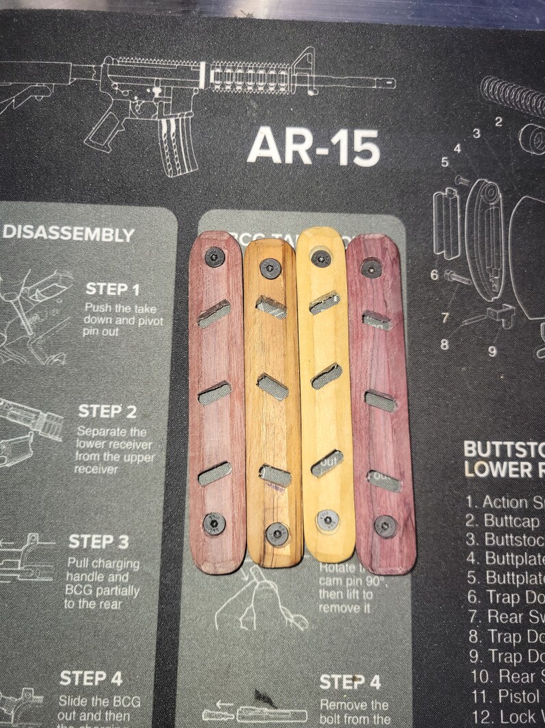 Wooden Ar Rail Covers - Etsy