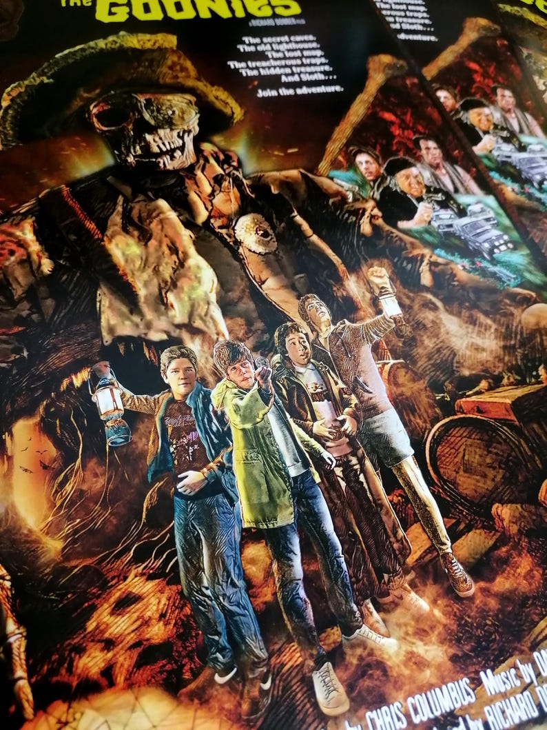 The Goonies (1985) - Original Design. A3 Limited Edition, Retro Poster ...