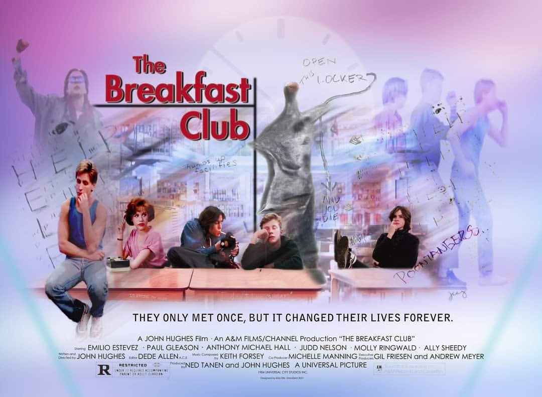 The Breakfast Club - Original Photoshop Design. A3 Limited Edition ...