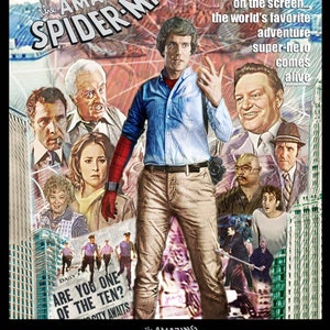 Spiderman the Movie 1977 - Original Design. A3 Limited Edition, Retro ...