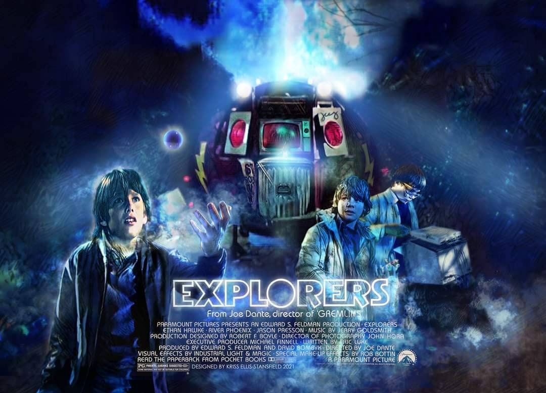 Explorers Movie 1985 Retro Poster. Original A3 Limited - Etsy Canada