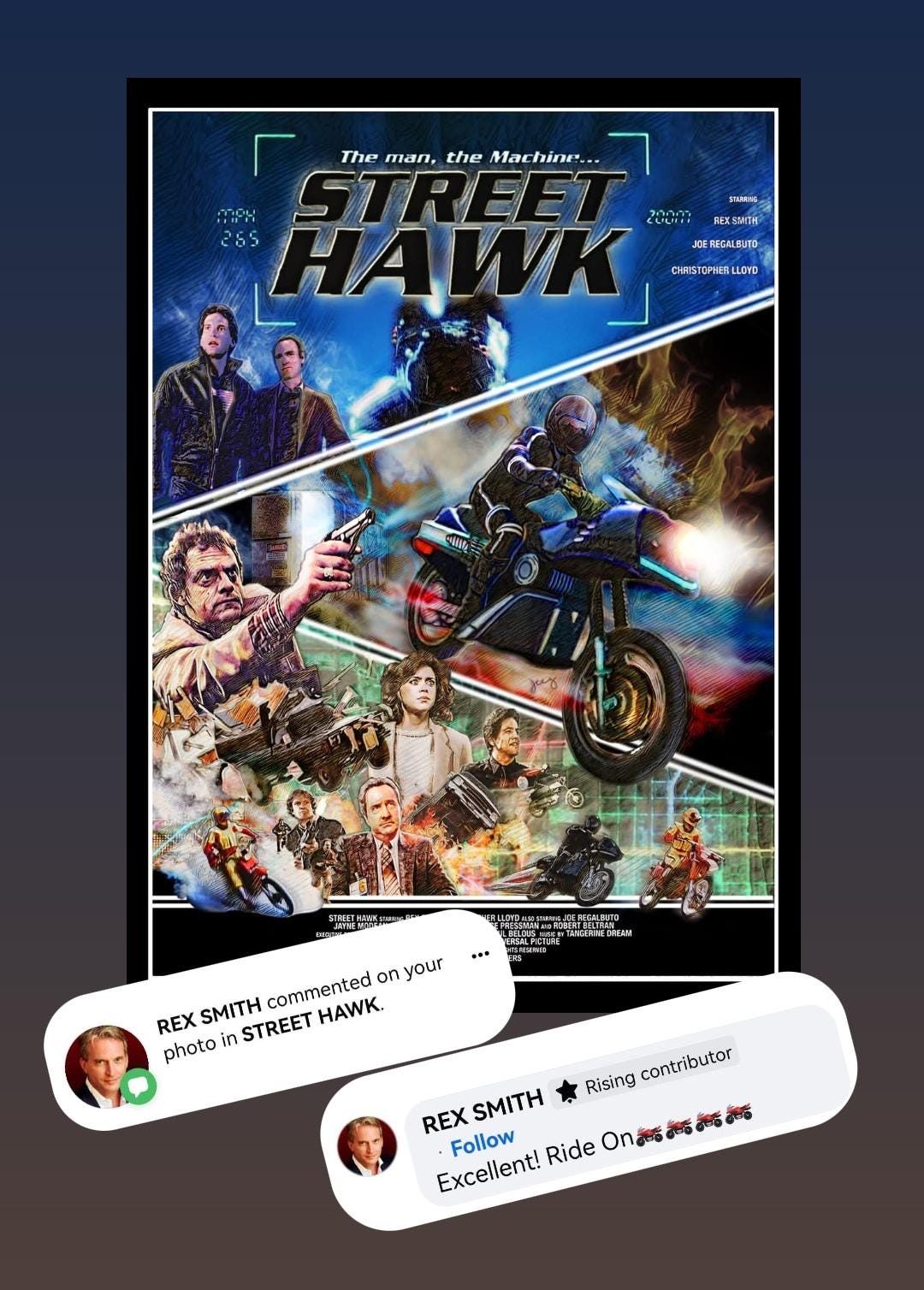 Street Hawk - Original Design. A3 Limited Edition, Retro Poster. - Etsy