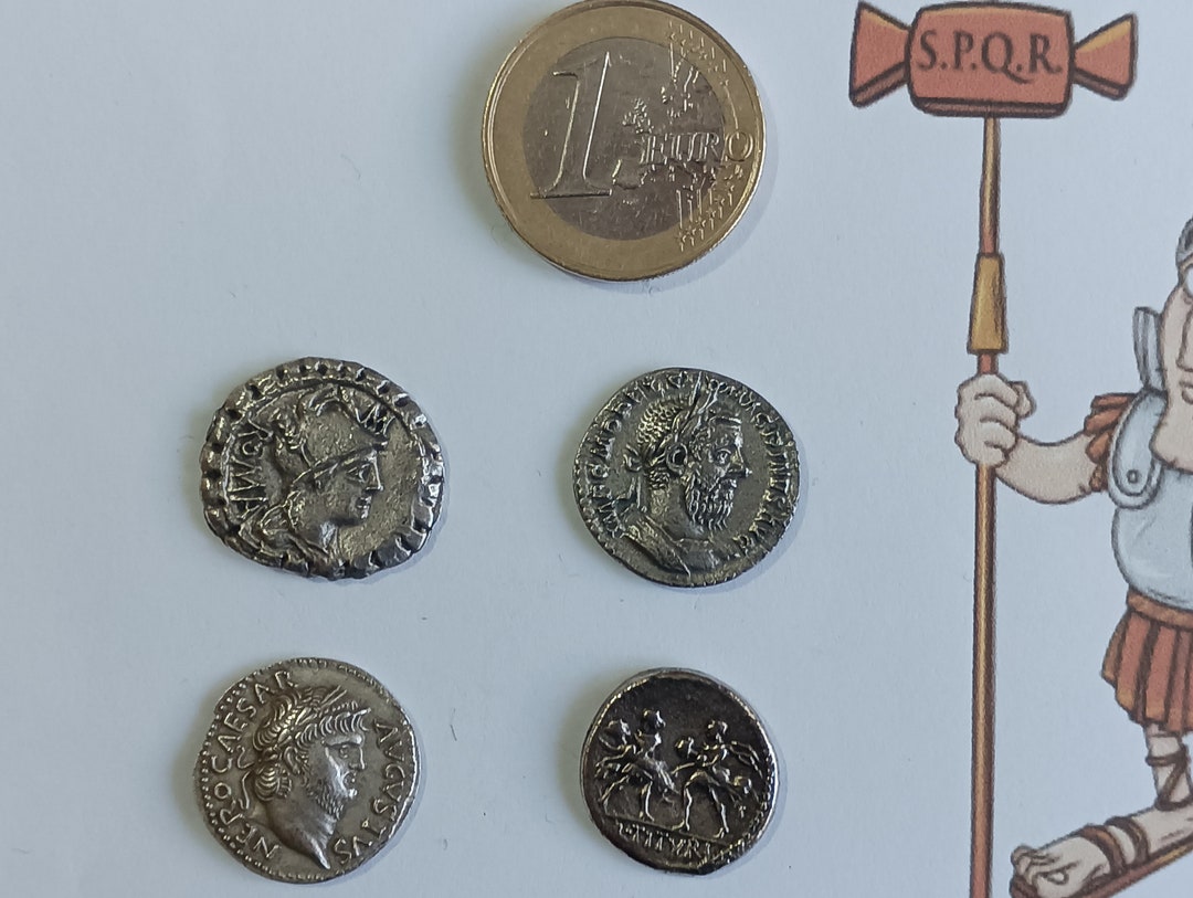 Lot of 4 Ancient Rome Reproduction Coins - Etsy