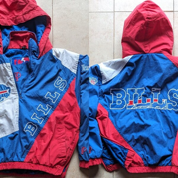 90s Vintage Bills Jacket - Etsy