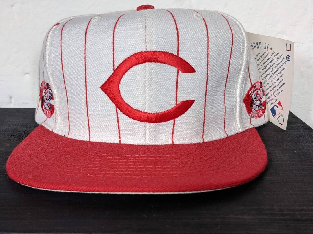 Cincinnati Reds Annco Block Script Snapback Hat MLB Vtg NWT - Etsy