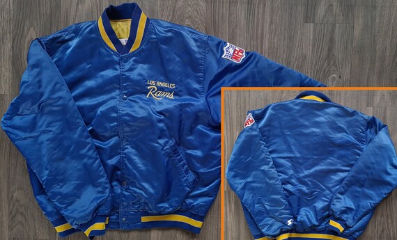 Los Angeles Rams 80s 90s STARTER Satin Bomber Vtg Jacket XL - Etsy