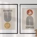 Allahu Nurus Samawati Wal Ard, Allah Muhammad, Arabic Poster Islamic ...