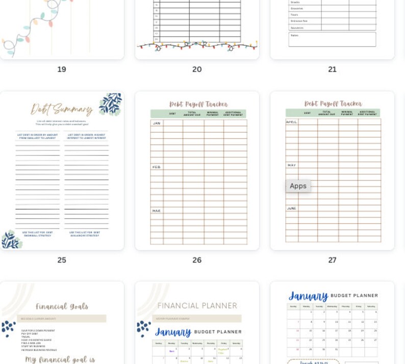 2024 Christian Financial Planner - Etsy