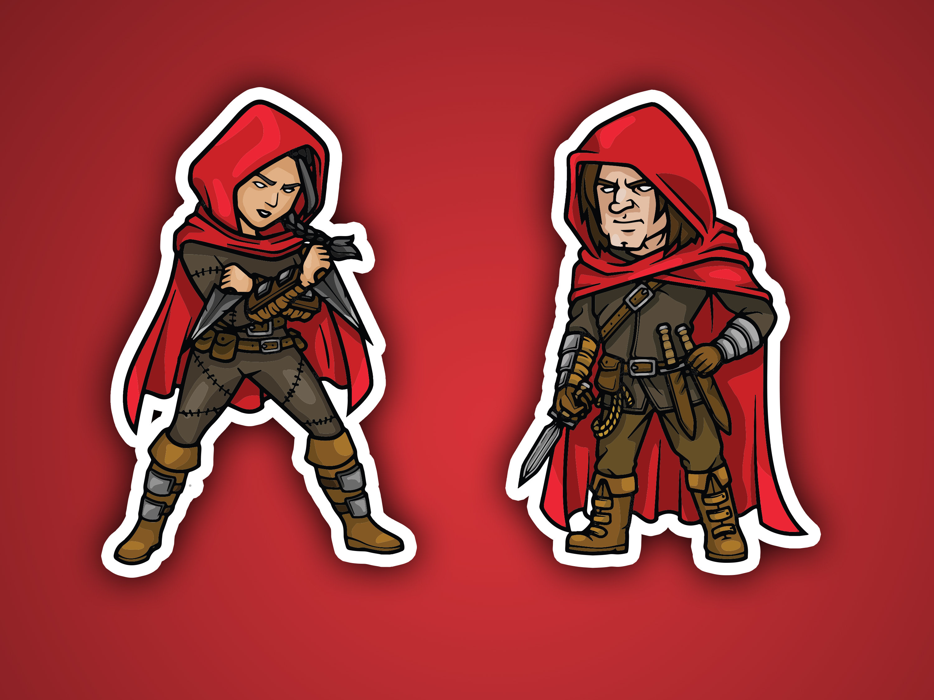 Paper Bandit Miniature Standee Set for Dnd RPG Tabletop Games - DIGITAL ...