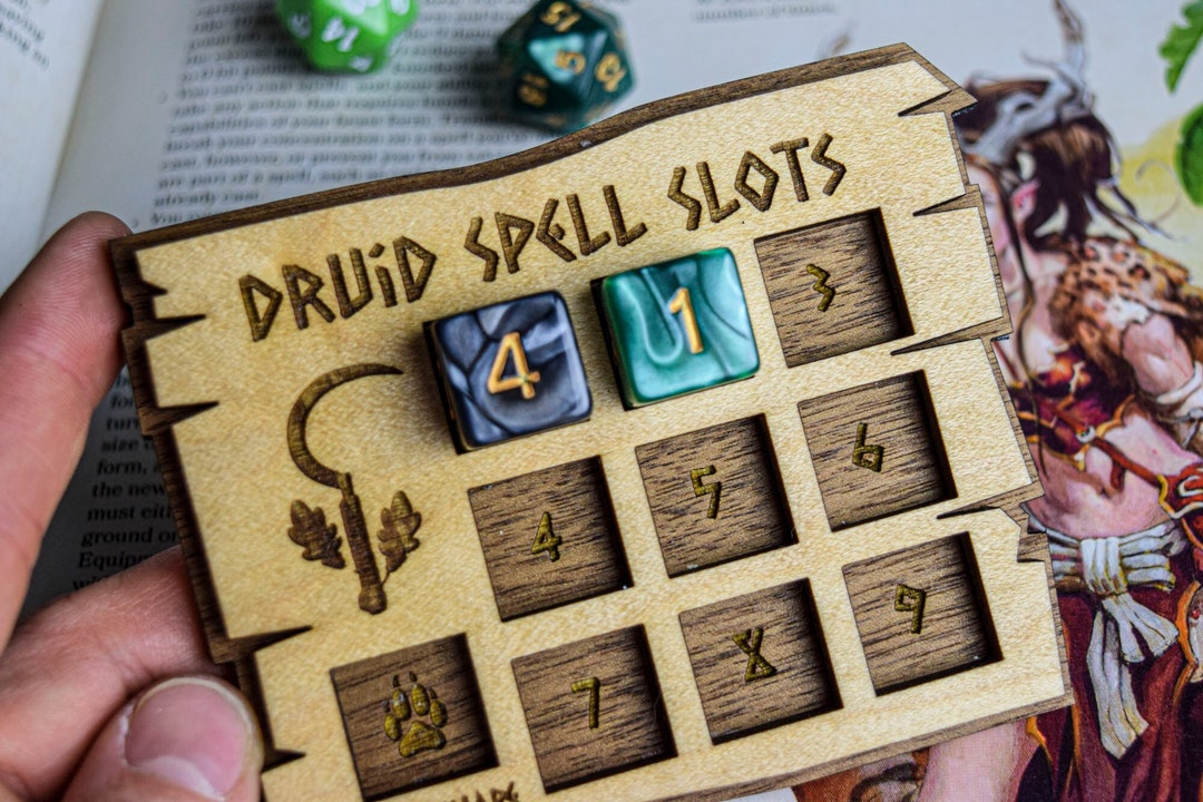 Dnd Druid Spell Slots Tracker | Spell and Wild Shape Tracking ...