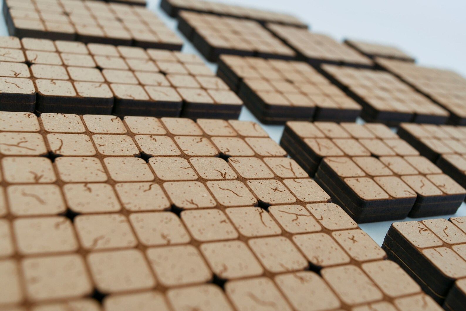 D&D Terrain Modular Tile Set Stone/grass Design Double | Etsy