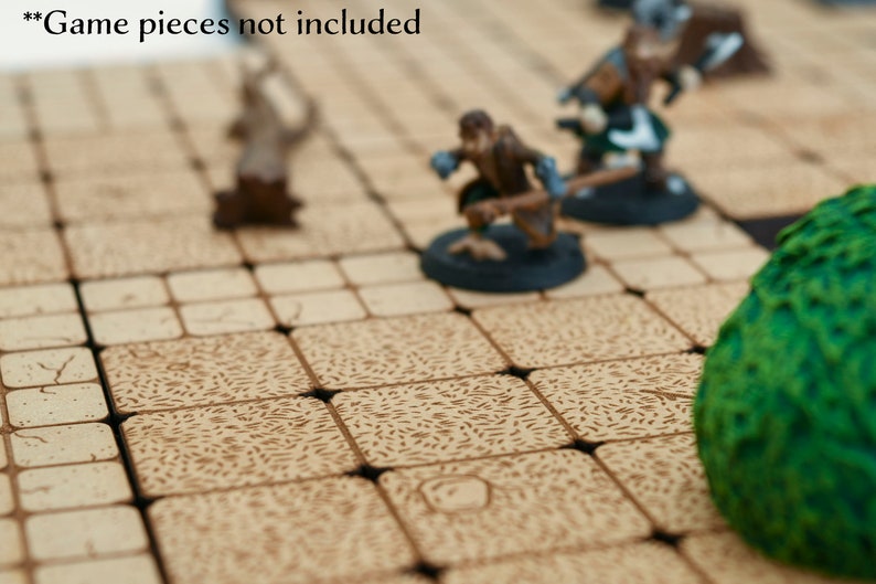 D&D Terrain Modular Tile Set Stone/grass Design Double Sided Tiles ...