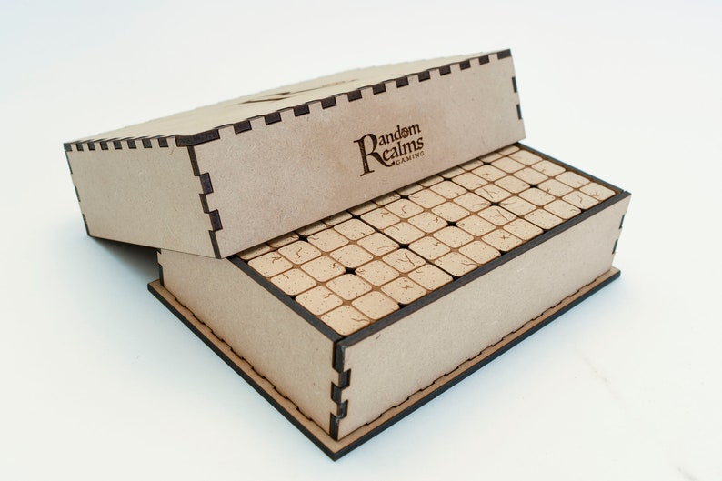 D&D Terrain Modular Tile Set Stone/grass Design Double | Etsy