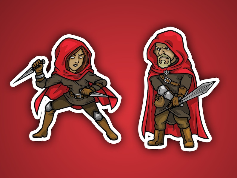Paper Bandit Miniature Standee Set for Dnd RPG Tabletop Games - DIGITAL ...