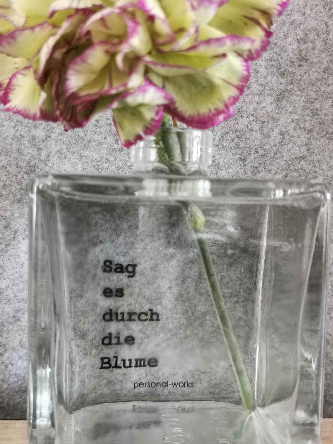 Vase, Bottle, Gift, Saying, Glass, Individual, Message - Etsy