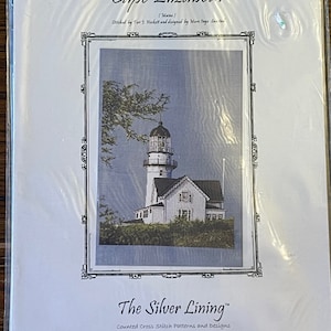 The Silver Lining "cape Elizabeth" Maine Lighthouse Cross Stitch ...