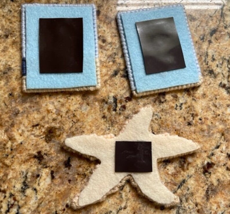 Beach Theme Refrigerator Magnets (set of 3) - Starfish, Beach ...