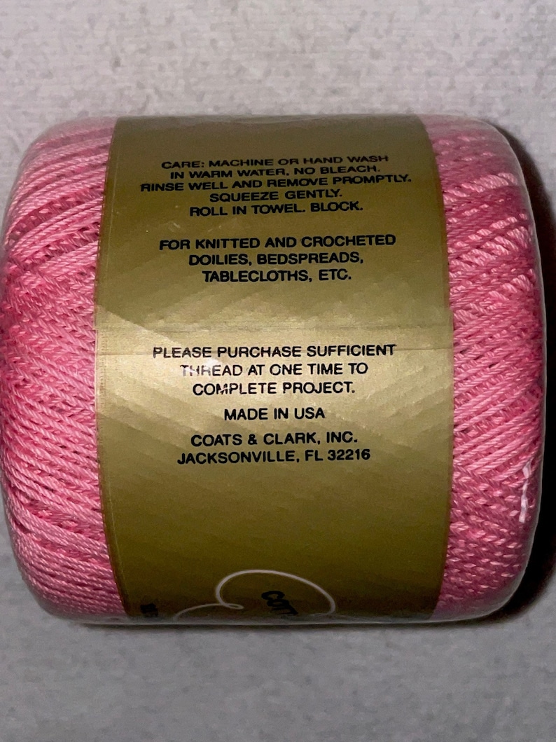 J&P Coats Knit-cro-sheen Thread 150 Yards Size 10 - Etsy