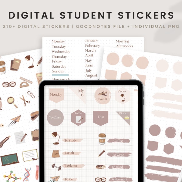 College Planner Stickers - Etsy