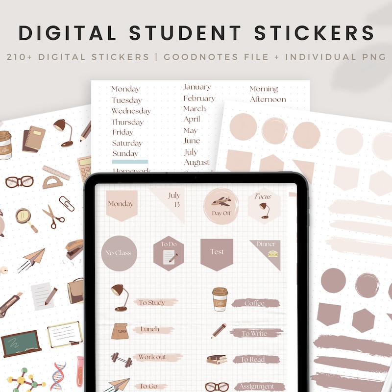 Student Planner Stickers - Etsy