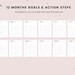 Goal Planner Bundle Printable, 2023 Goals Tracker, SMART Goal Setting ...