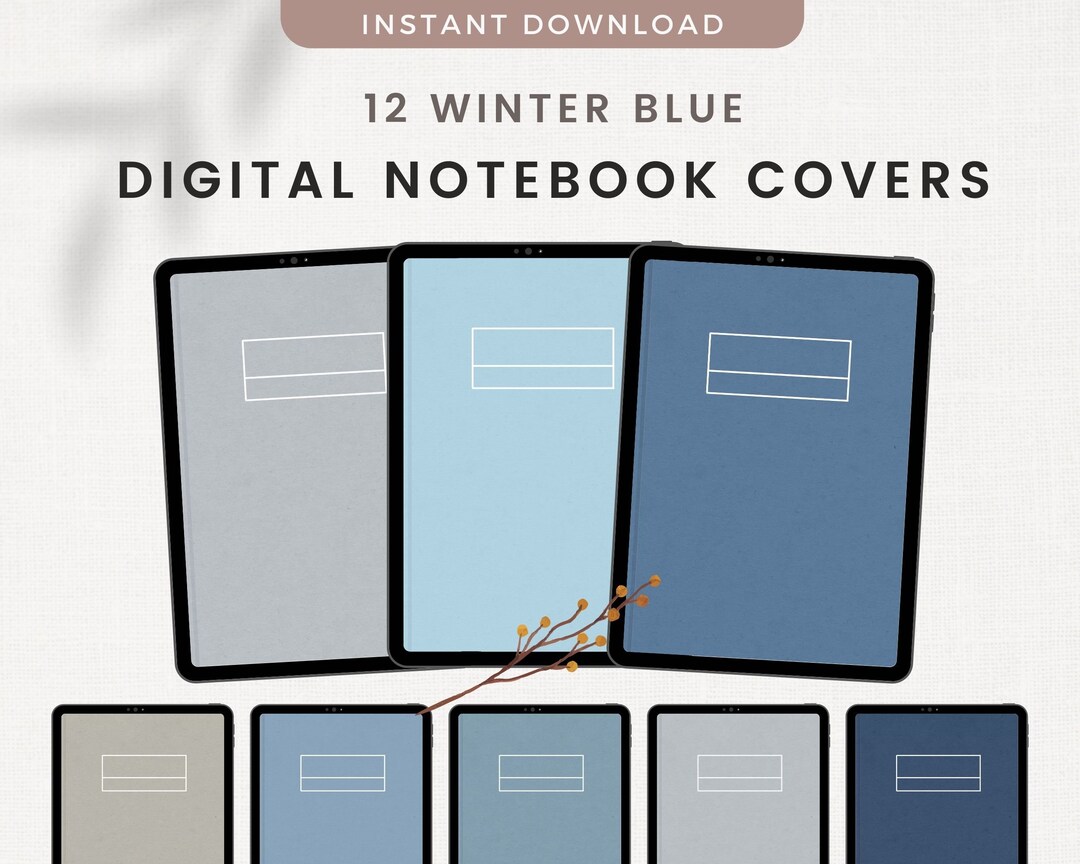 Digital Notebook Covers, Goodnotes Cover Digital, Minimal Digital ...