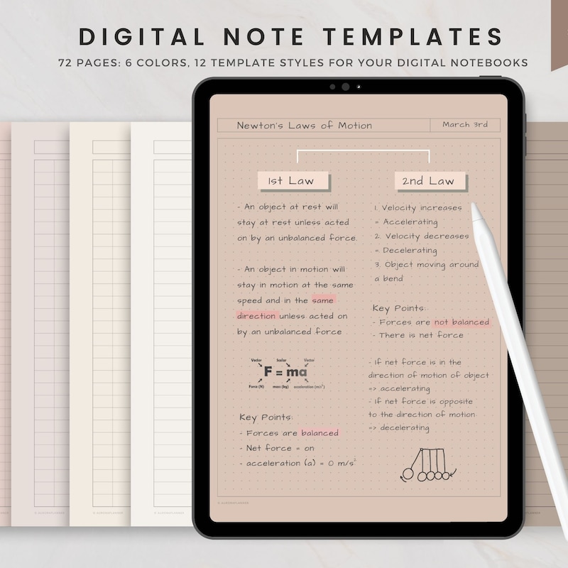 Free Goodnotes Template - Etsy