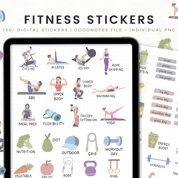 Fitness Stickers - Etsy